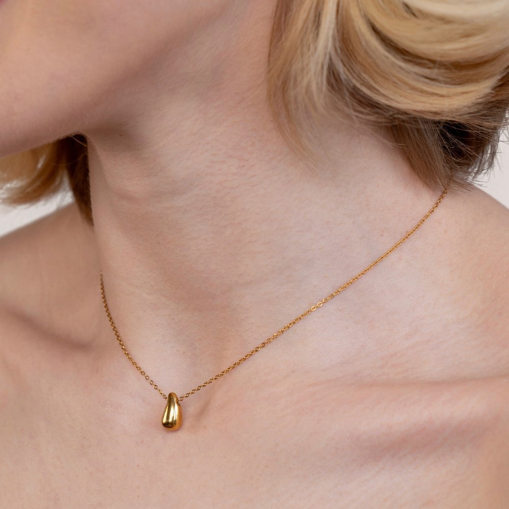 Simple Gold Necklace | No Tarnish | Waterproof Jewelry | Mira Gold ...